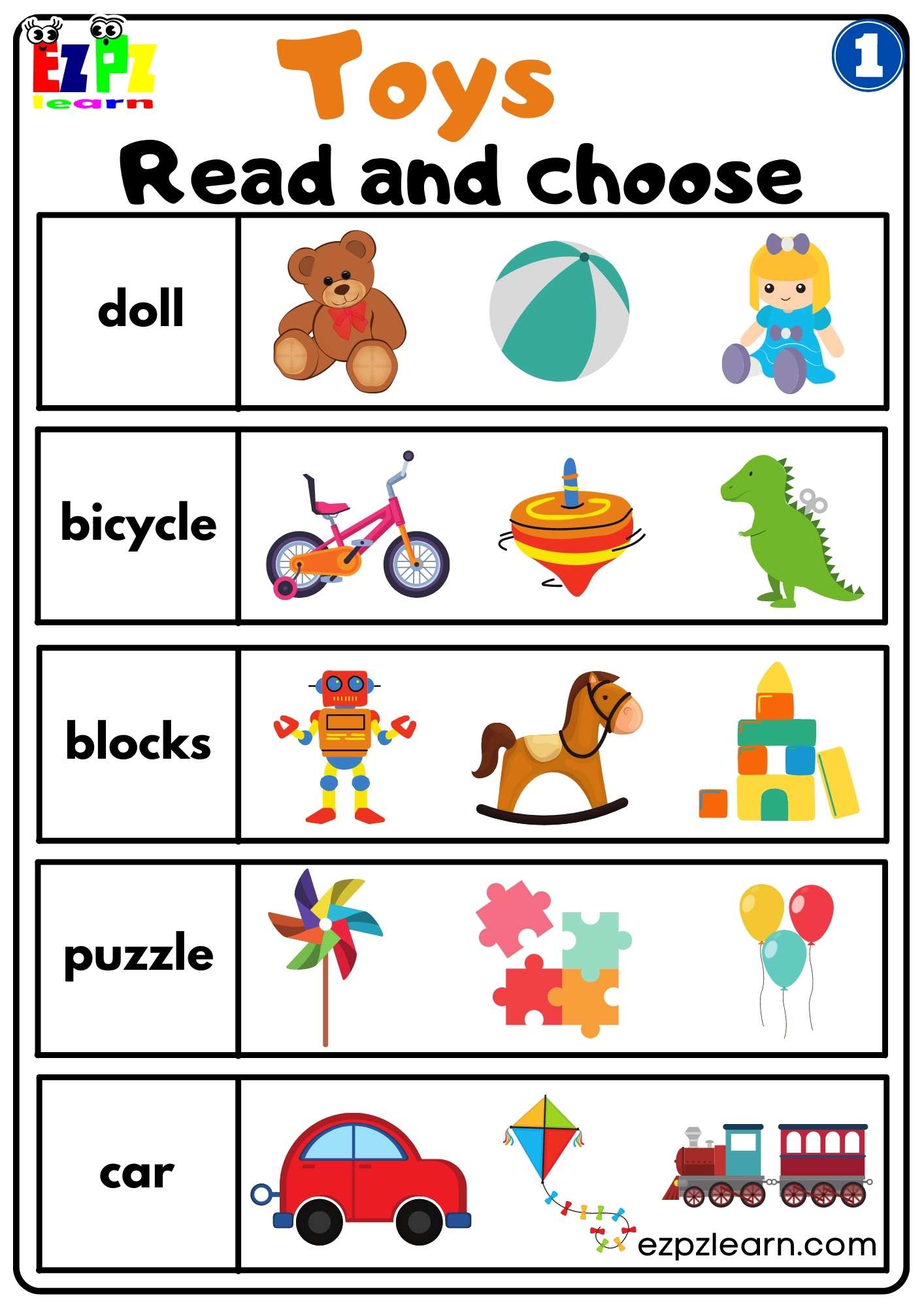 Toys Ezpzlearn